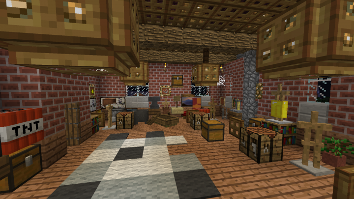 Brick Manor House Minecraft Map