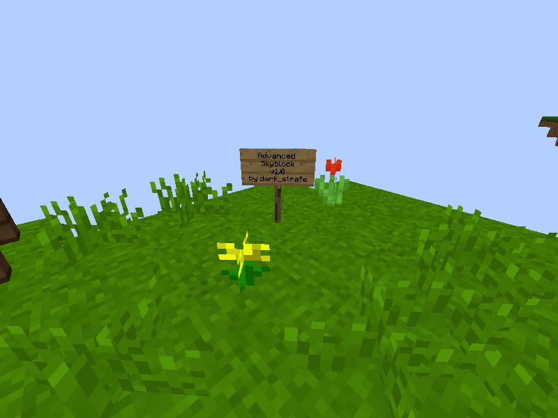 Advanced skyblock v1.0 by dark_strafe Minecraft Map