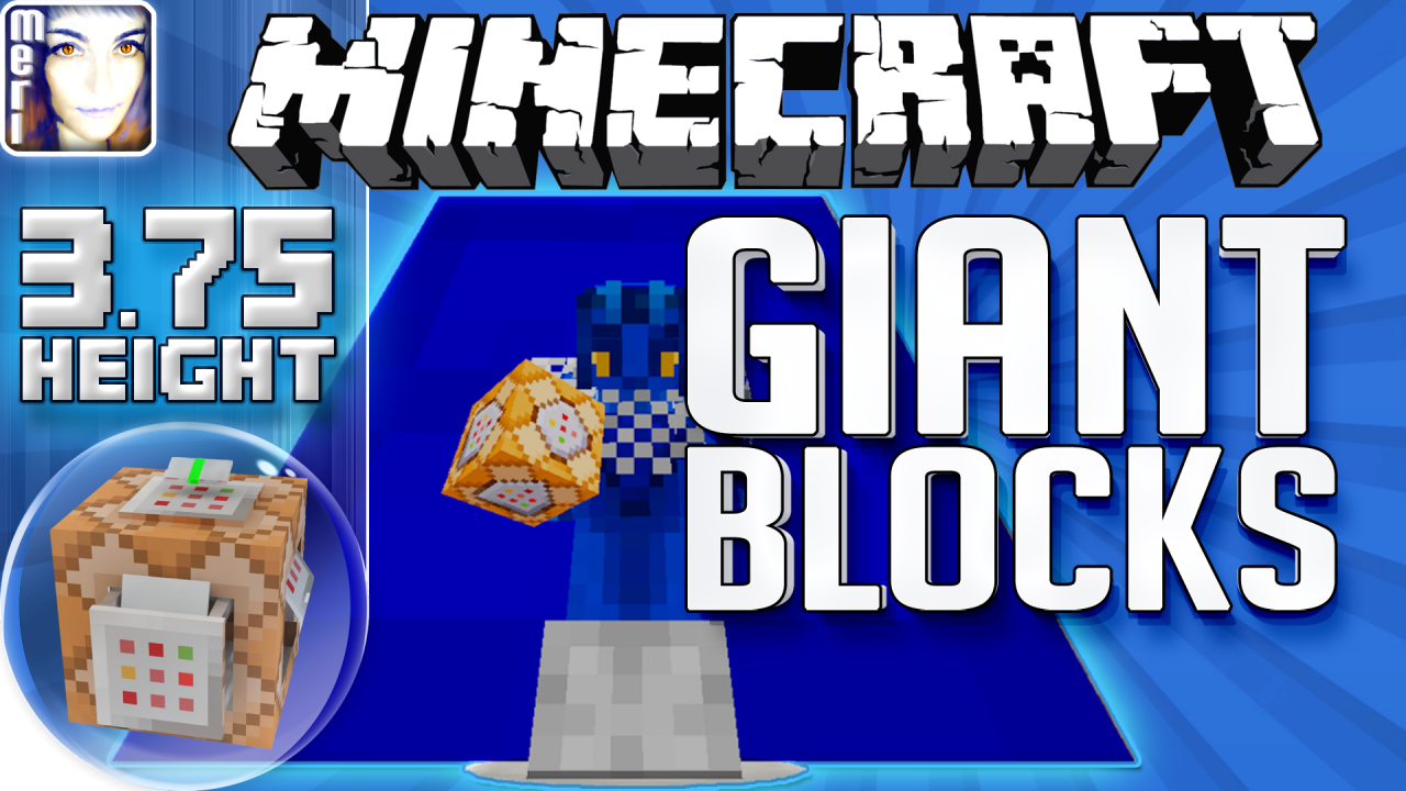 GIANT BLOCKS ANY COLOUR Minecraft Vanilla 1.8 1.9 Fancy Rooms or solid ...