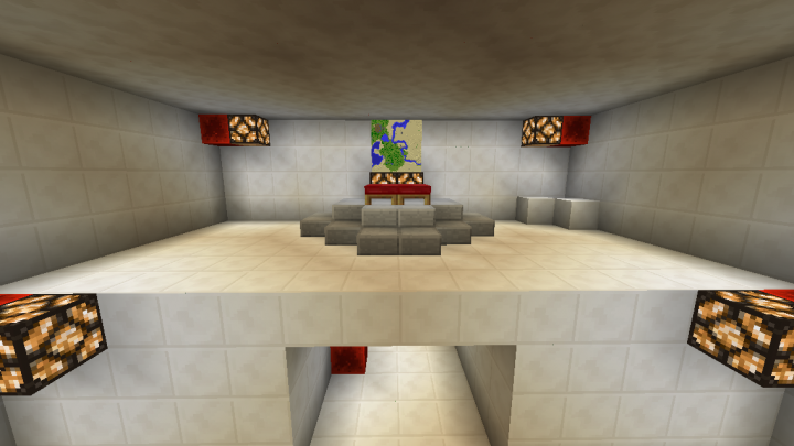 redstone bunker house MCPE Minecraft Map