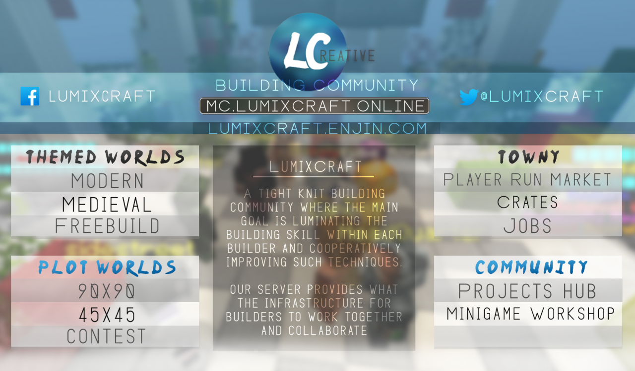 [1.10] LumixCraft Building Community [Creative] [Cities] [Towny ...