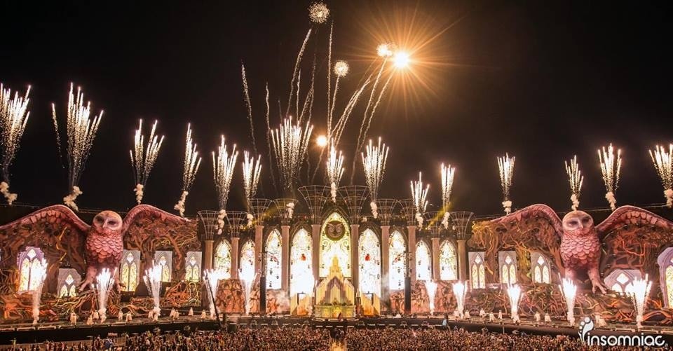 EDC Las Vegas Kinetic Cathedral Minecraft Map