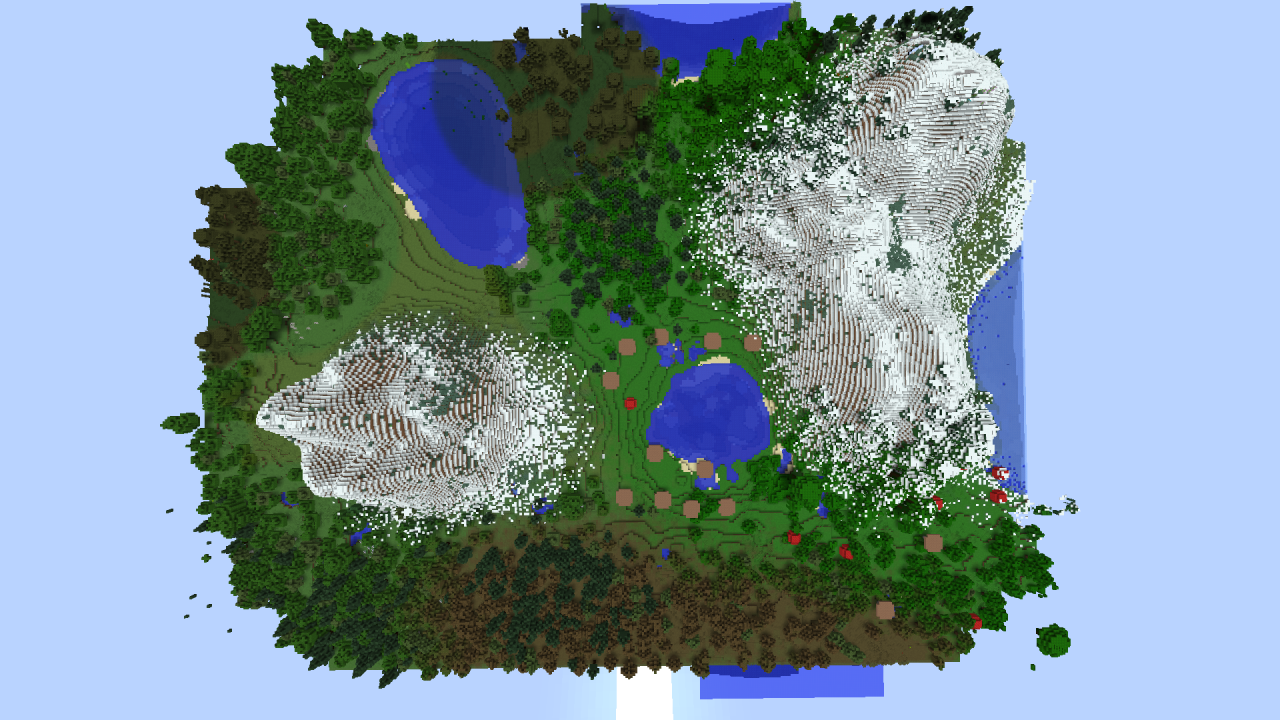 DarkUniverse's Custom Terrain Generation Minecraft Map