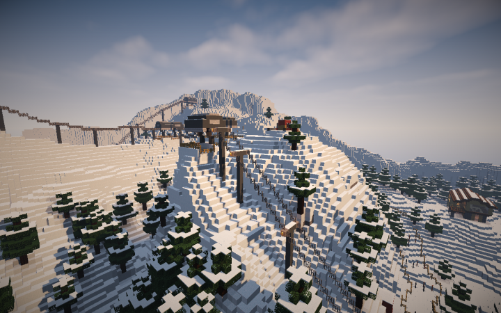 WORKING SKI RESORT [NOW MINECRAFT 1.9] Minecraft Map