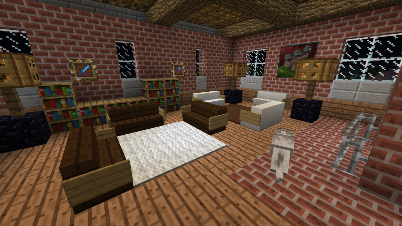 Brick Manor House Minecraft Map