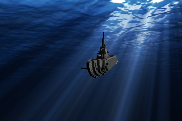 USN SS Tambor class Minecraft Map