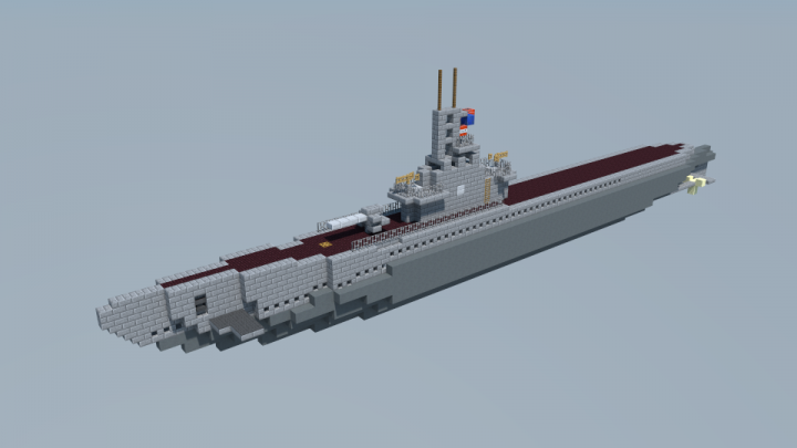 USN SS Tambor class Minecraft Map