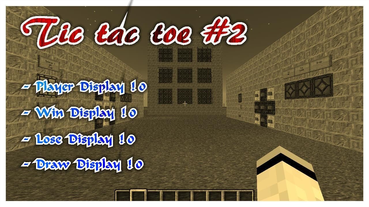 Tic tac toe Minecraft Map