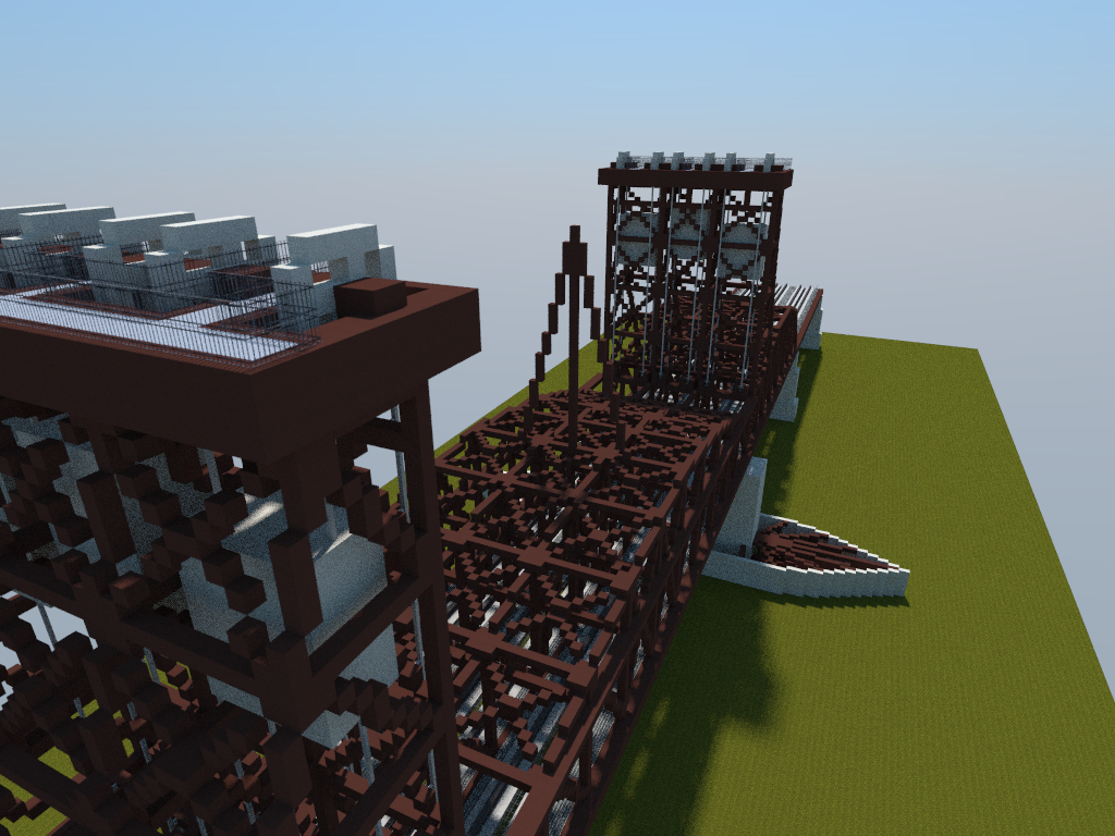 Hackensack River styled Lift Bridge // Hubbrücke Minecraft Map