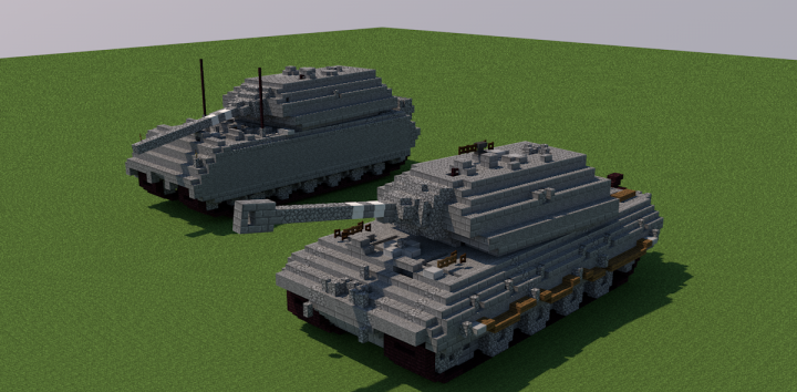 PzKpfw VIII MAUS (4:1) Minecraft Map