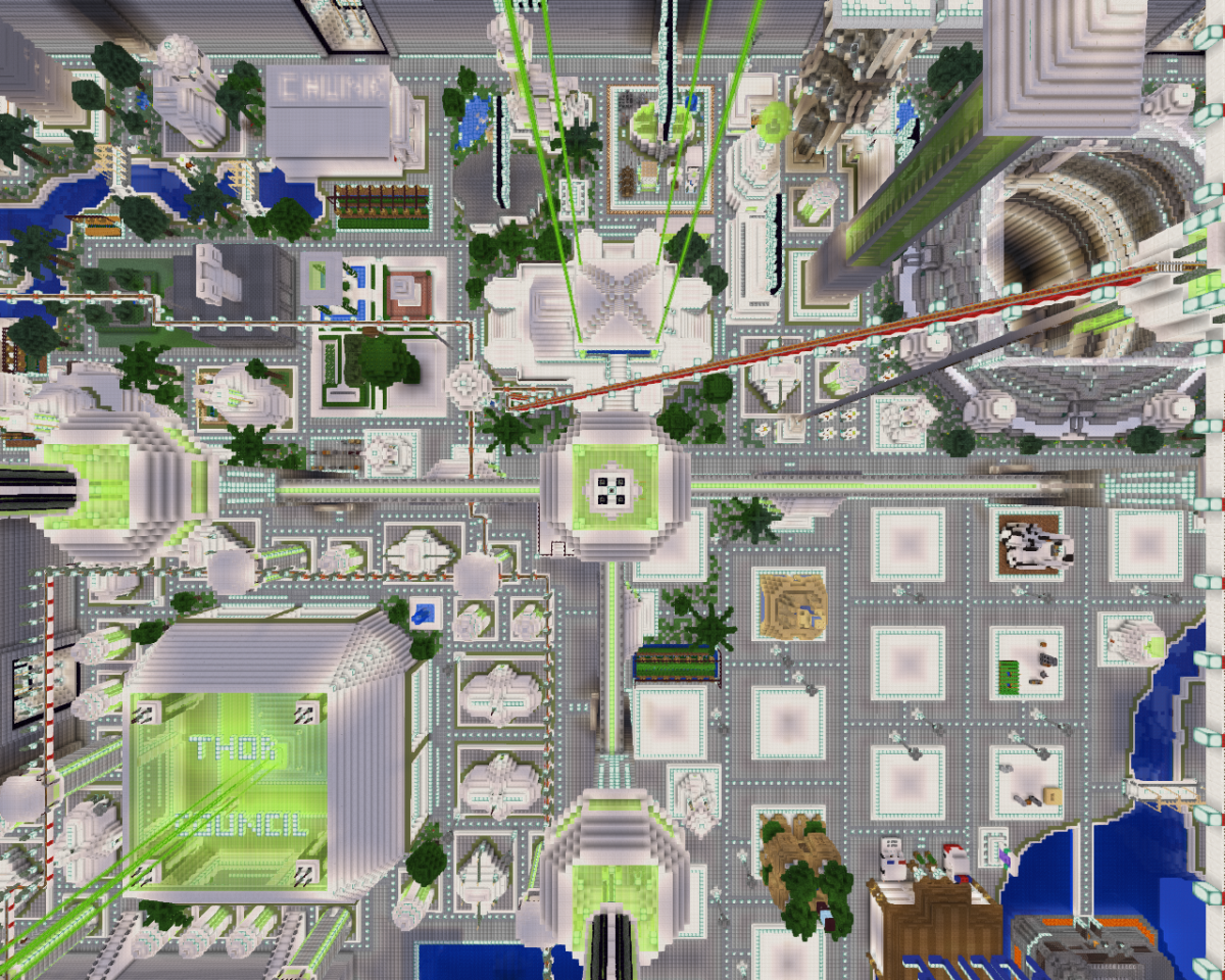 THOR CITY - The core of the council Minecraft Map