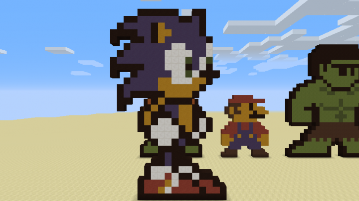 My Pixel Art Map Minecraft Project