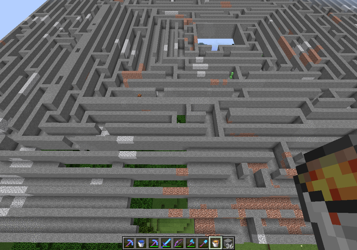 Underground Maze Minecraft Map