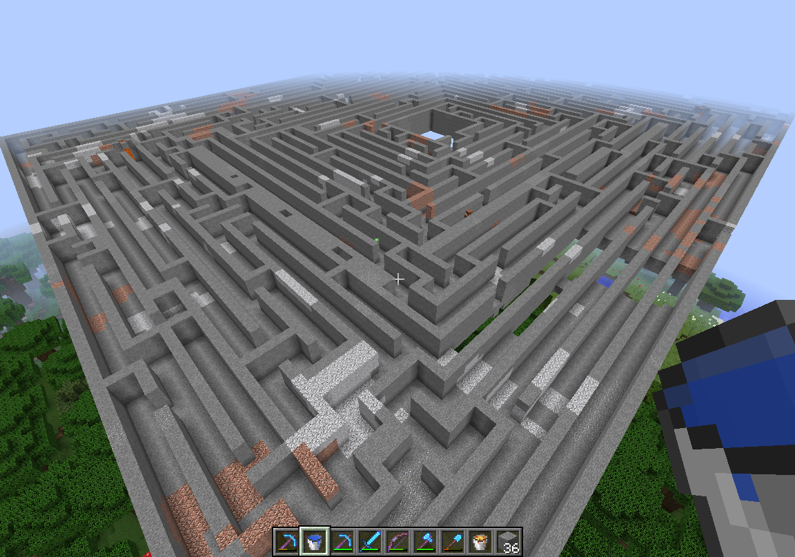 Underground Maze Minecraft Map