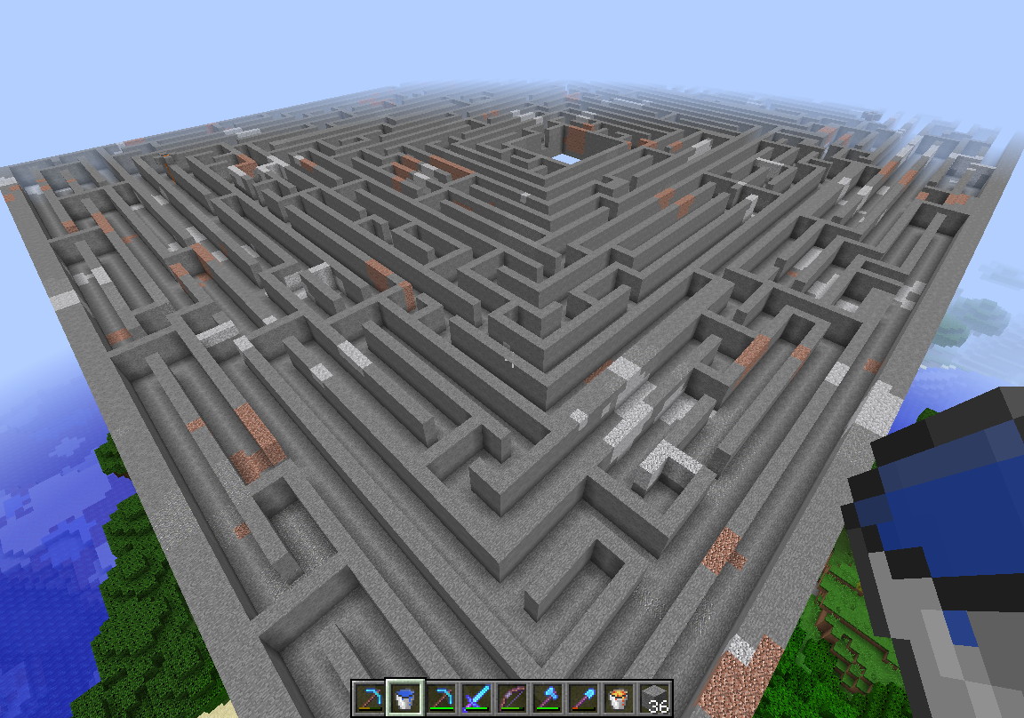 Underground Maze Minecraft Map