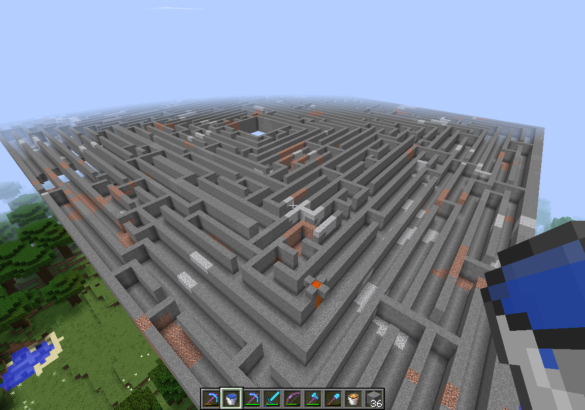 Underground Maze Minecraft Map