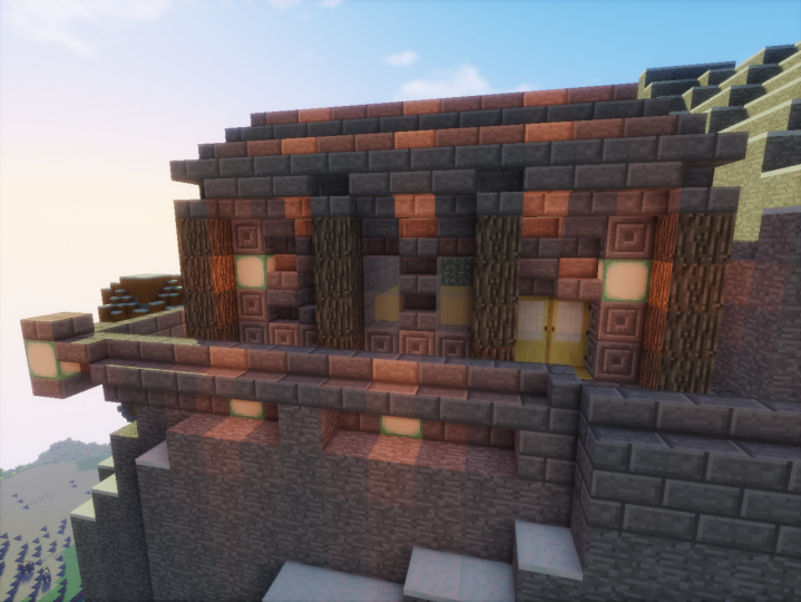 Mountain base Minecraft Map