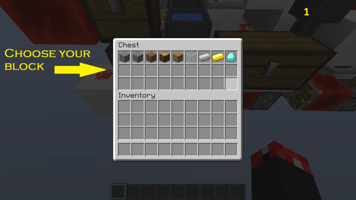Automated chest room Minecraft Map