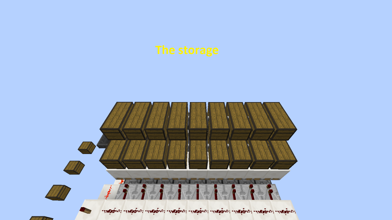 Automated chest room Minecraft Map