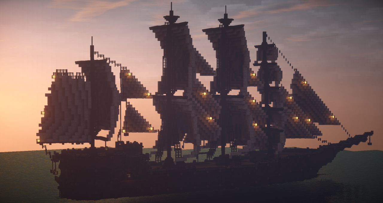 Medieval Battle Ship Minecraft Map