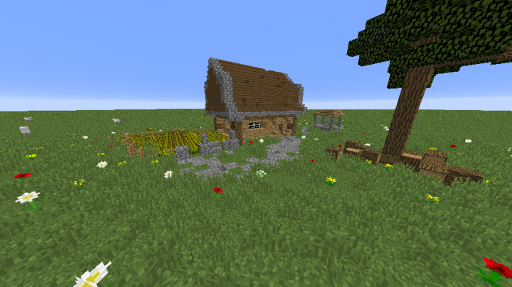 Small Rustic Country House Minecraft Map
