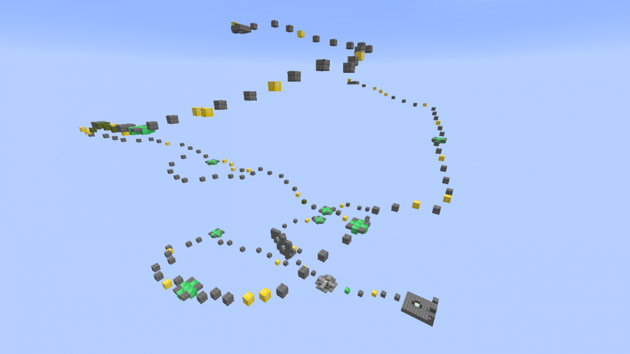 Mystery Block Parkour Map | Based of the Lucky Blocks Mod | minecraft version 1.10 Minecraft Map