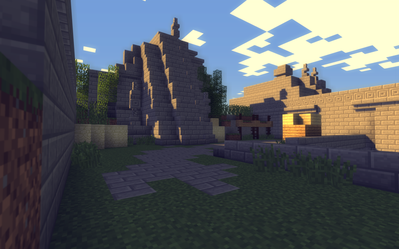 CS de_aztec Re-Creation Minecraft Map