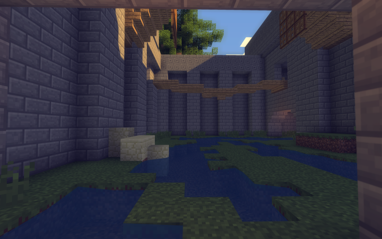 CS de_aztec Re-Creation Minecraft Map