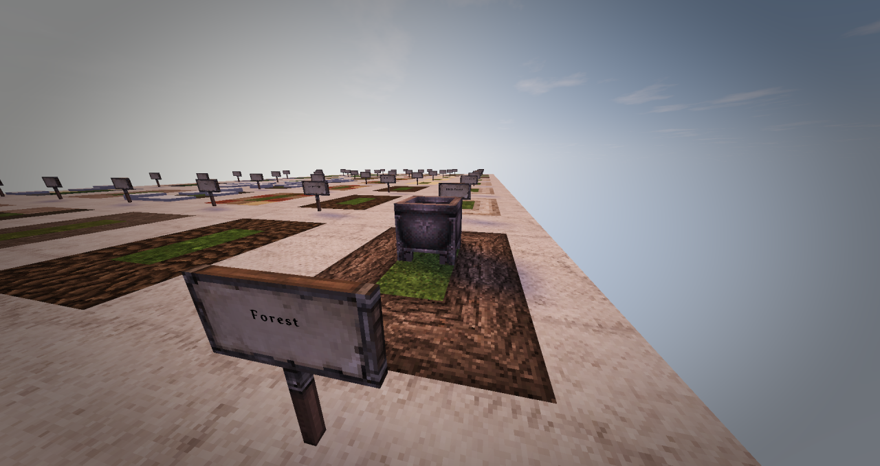 [For Resource Packs Maker] Metadatas Test Map | Vanilla Minecraft Map