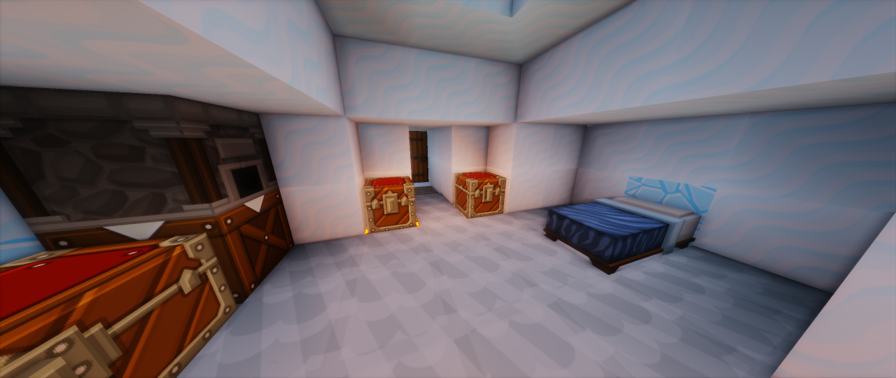 updated igloo house with hidden room Minecraft Map