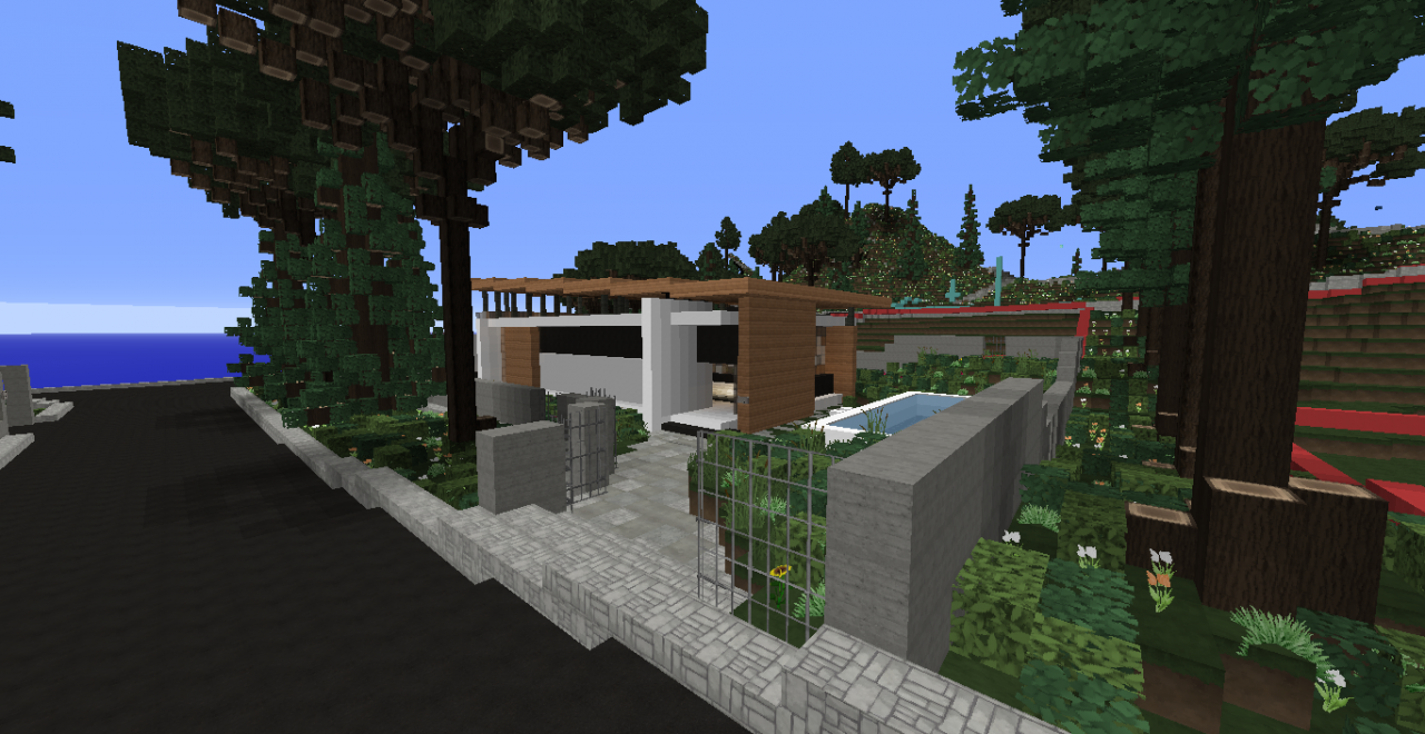MODERN FOREST HOUSE | Tarhgod Minecraft Map