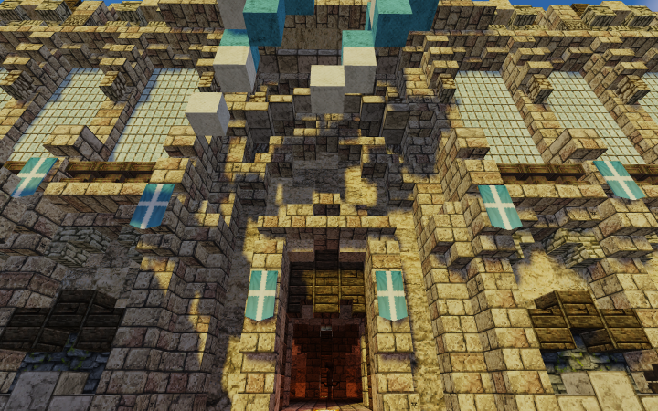 Big Medieval Structure [Download] Minecraft Map