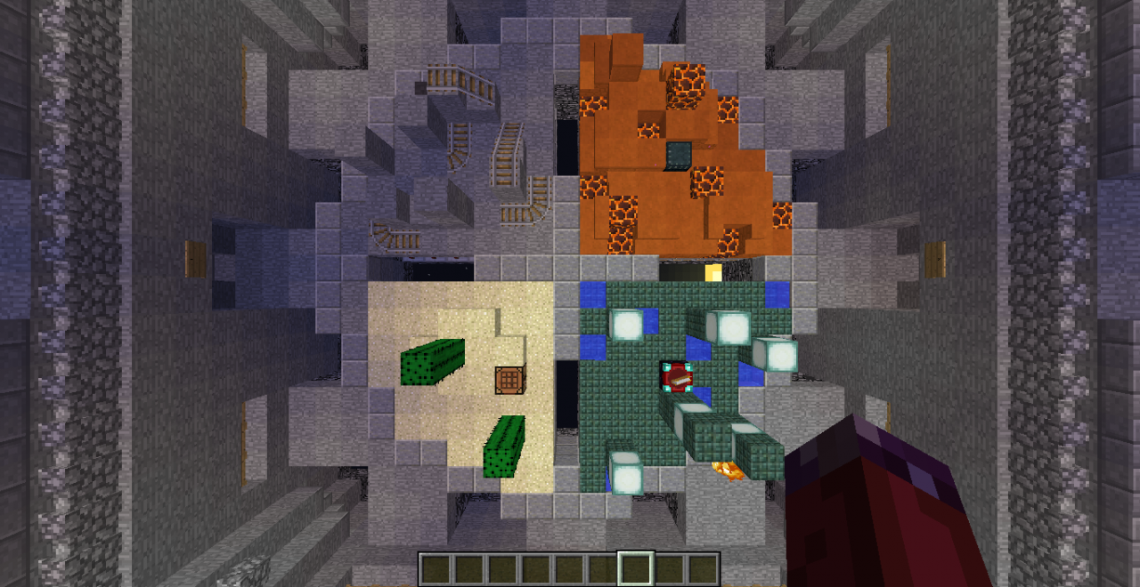 Redstone Arena, Minecraft Map