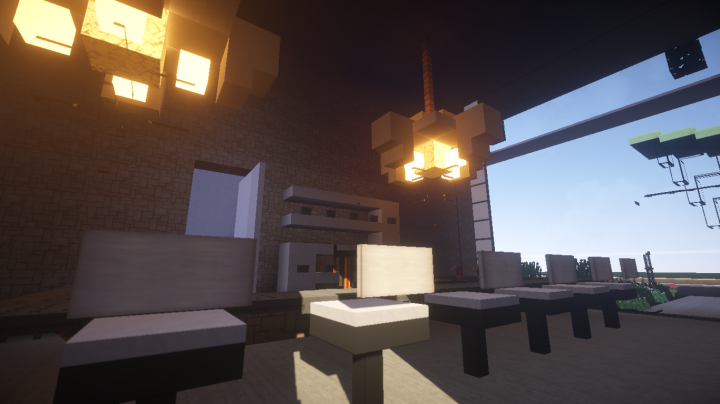 Beautiful Modern Italian Restaurant Minecraft Map