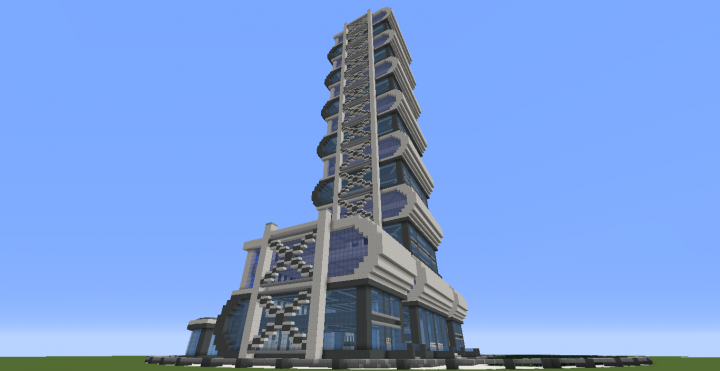 Quartz Tower #6 Minecraft Map