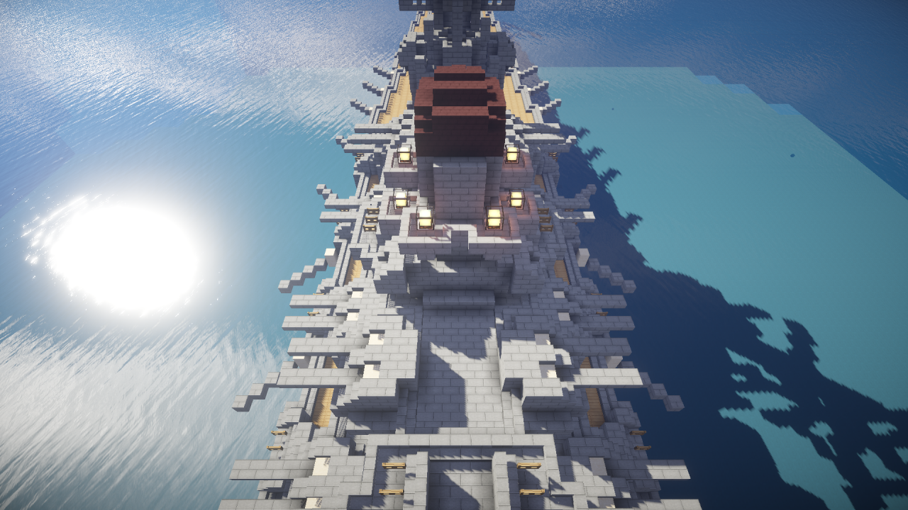 Kii Class Battleship (1940s Modernization) Minecraft Map