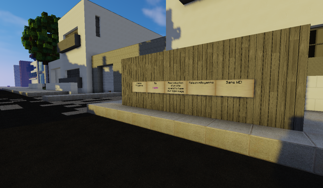 Modern attached house #6 Minecraft Map