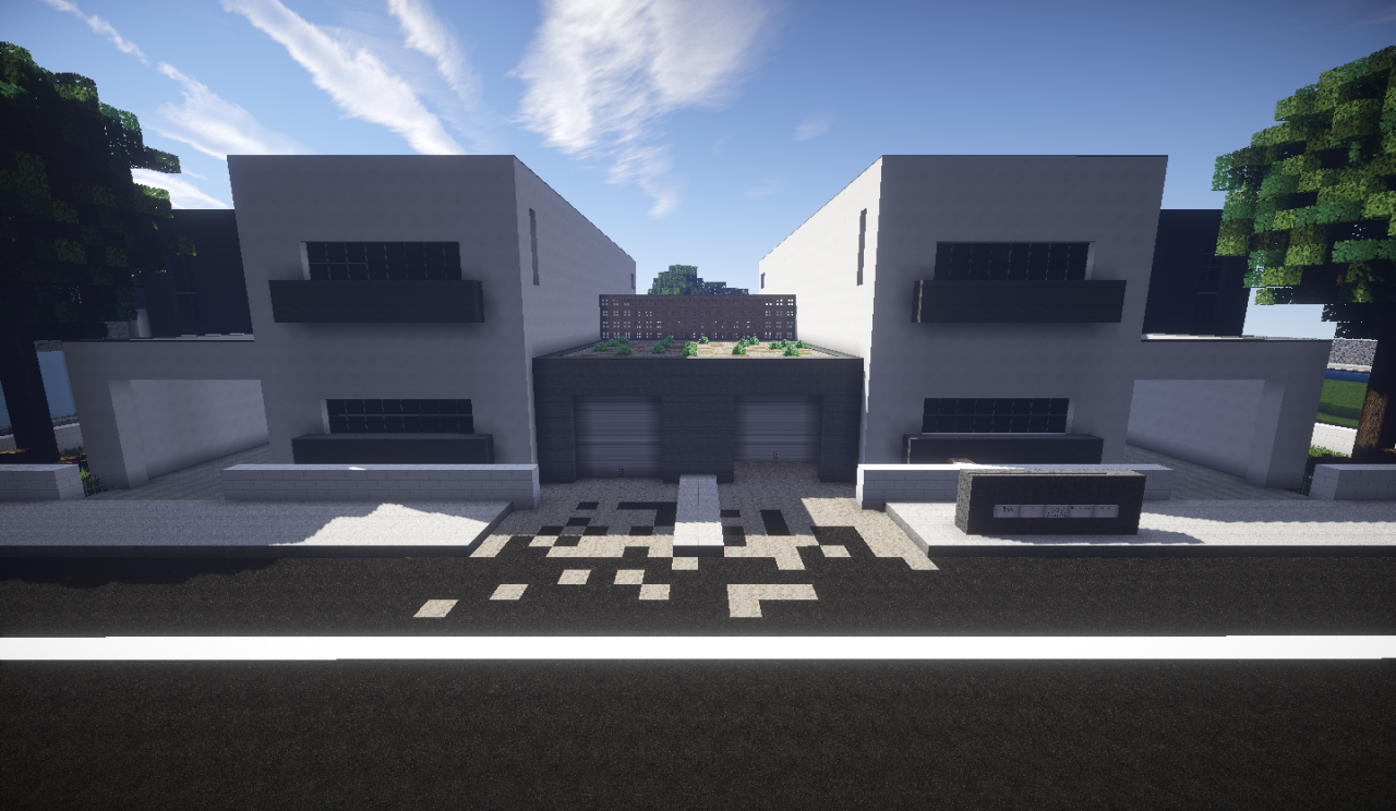Modern attached house #6 Minecraft Map