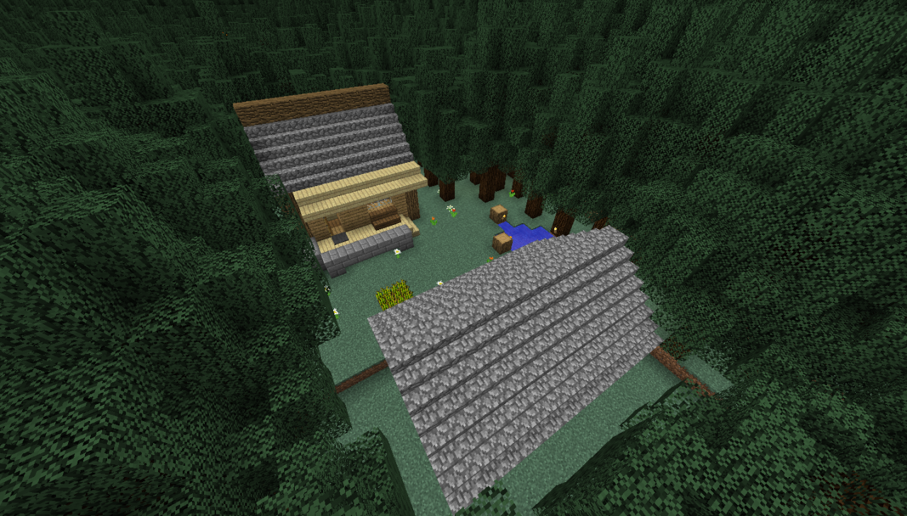 Forest mountains-Survival games map Minecraft Map