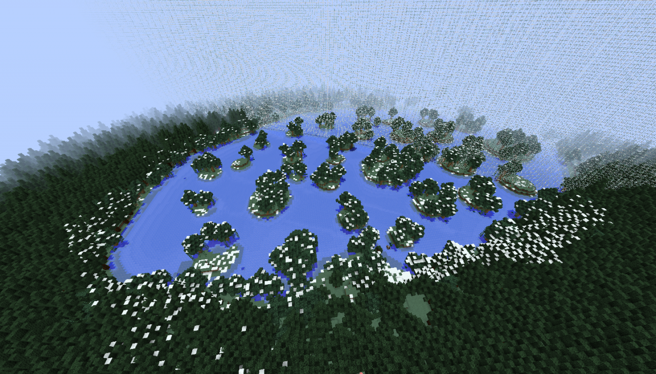 Forest mountains-Survival games map Minecraft Map
