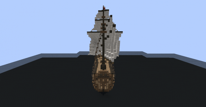 English Galleon Ship Minecraft Map