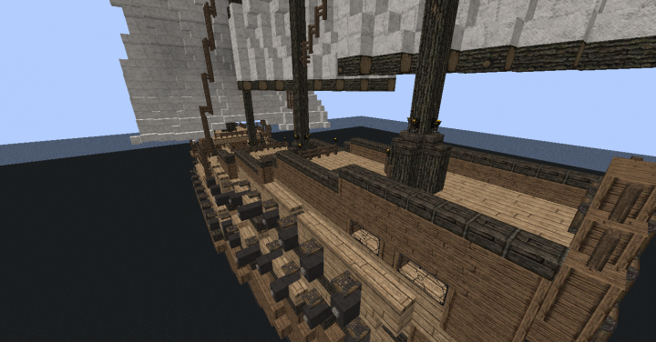 English Galleon Ship Minecraft Map