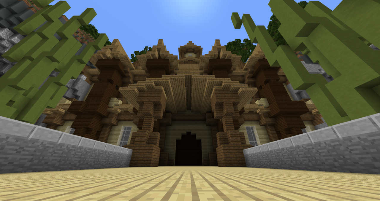 Simplistic Hub || 4 Portal Hub Minecraft Map