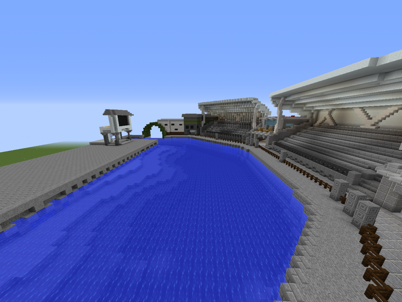 ♦ Stunt show ♦ Solo build ♦ Minecraft Map