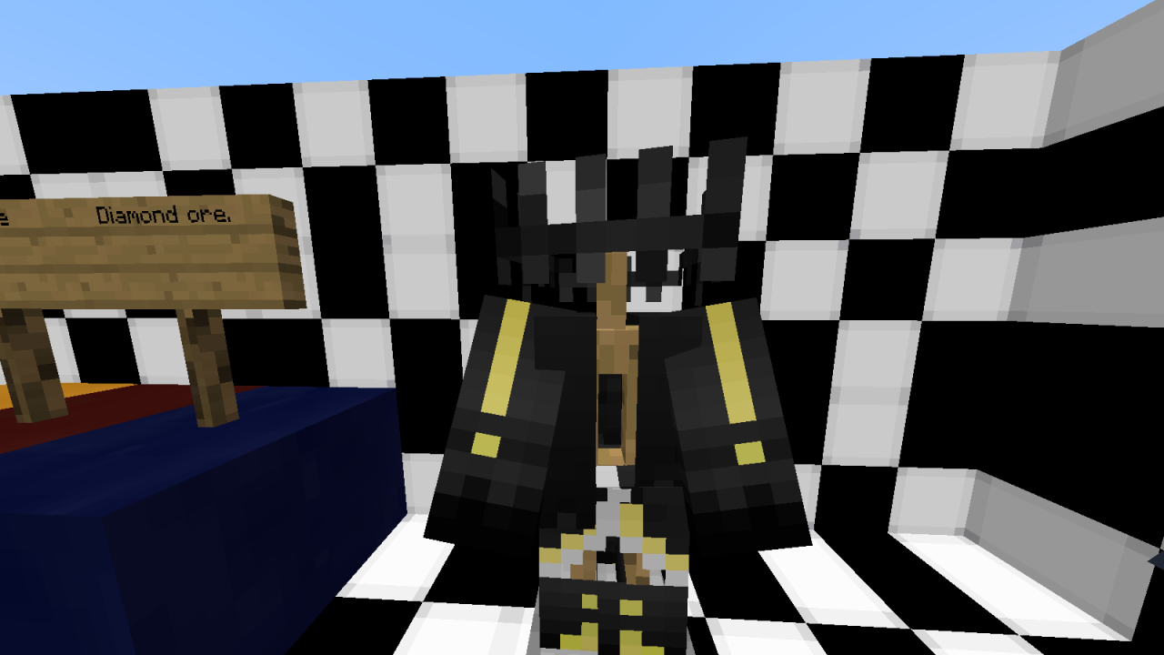 Black rock shooter diamond v.4 Full Minecraft Texture Pack