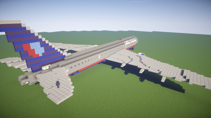 United Boeing 757-200 Minecraft Map
