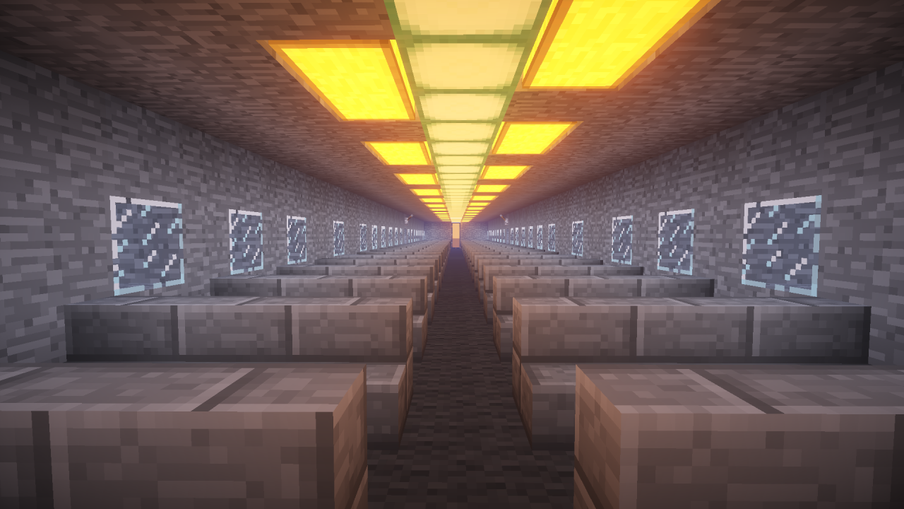 United Boeing 757-200 Minecraft Map