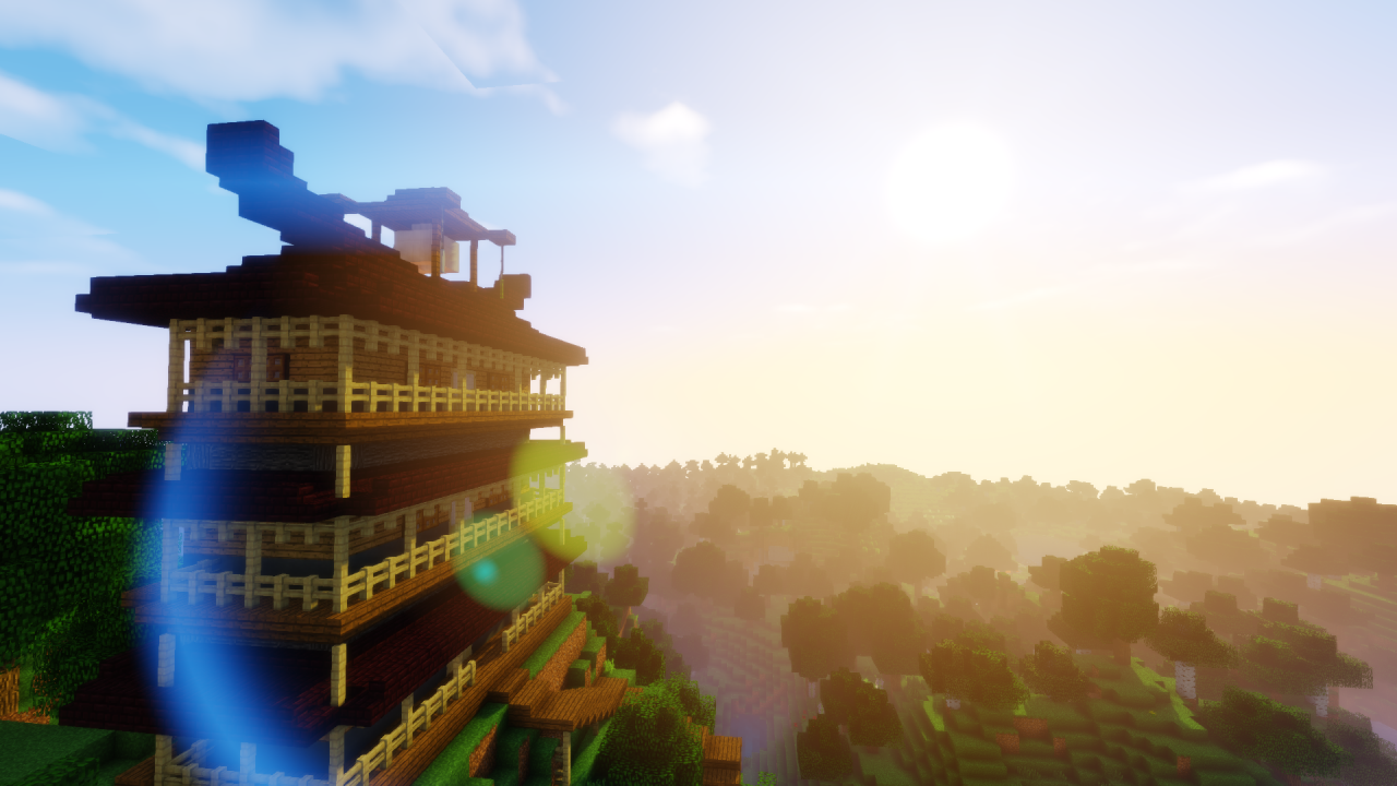 Chinese Bell Tower / House Minecraft Map