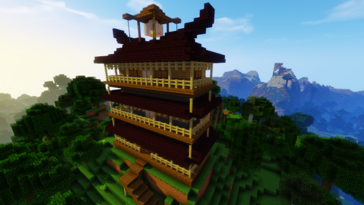 Chinese Bell Tower / House Minecraft Map