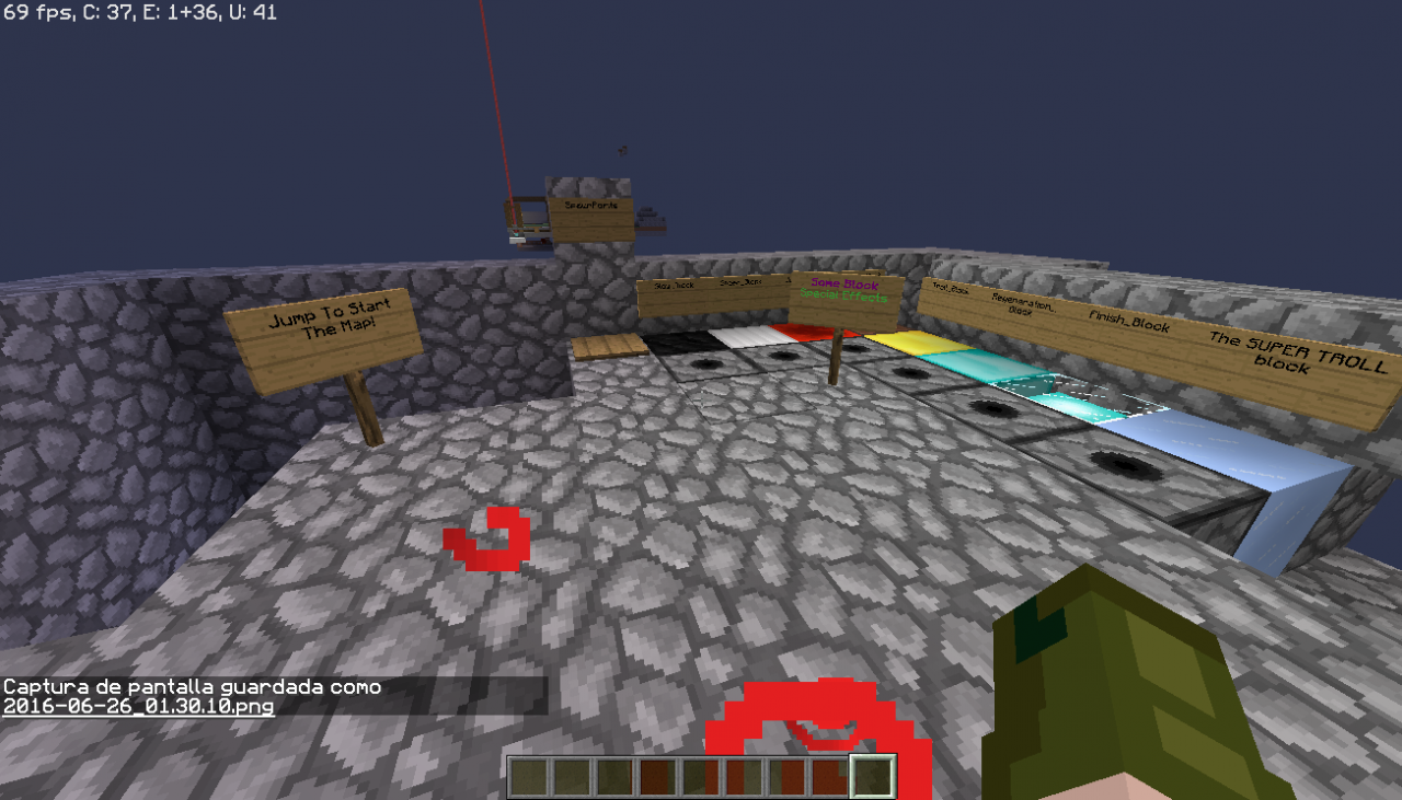 Miner`s Parkour Minecraft Map